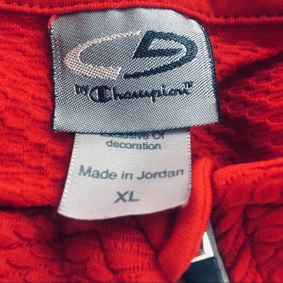 Champion | Jackets & Coats | Champion Womans Red Gray Xl Full Zip Track ...